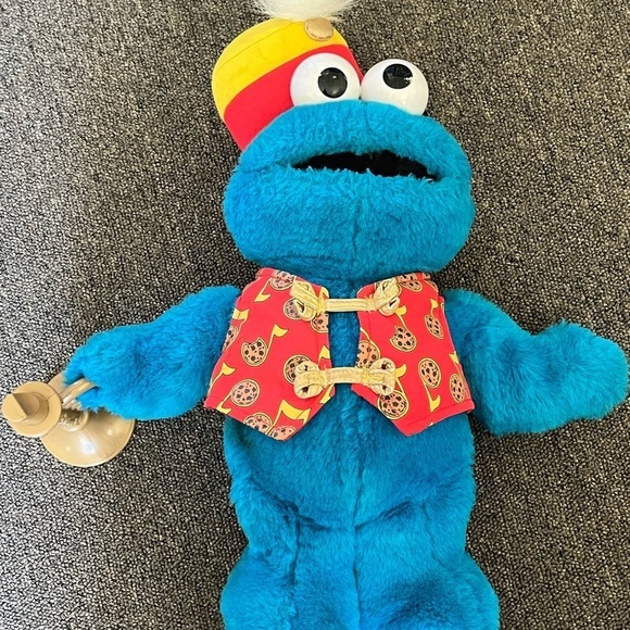 Sesame Street | Toys | Sesame Street Vintage Cookie Monster Band Doll ...